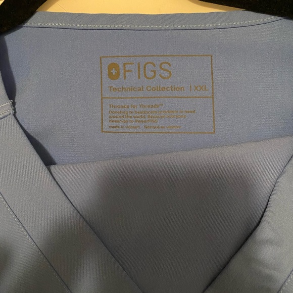 Figs | Shirts | Figs Sky Blue Scrubs Shirt And Pants Combo | Poshmark